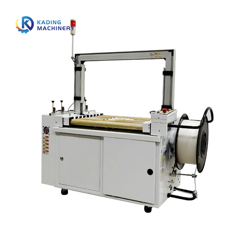 Semi Auto Carton Box Strapping Machine For 1200mm 1400mm Corrugated ...